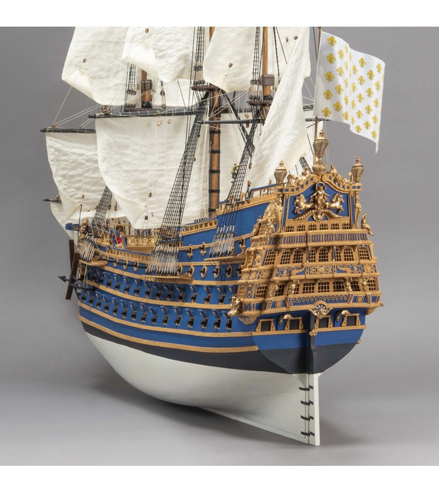 1/72 LE SOLEIL ROYAL LOUIS XIV´S FLAGSHIP WITH FIGURINES AND WORKING ...