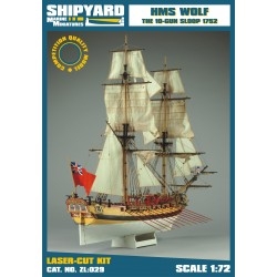 ZL:029 HMS Wolf 1752 | Byggesett og Modelljernbane, kvalitet - på lager